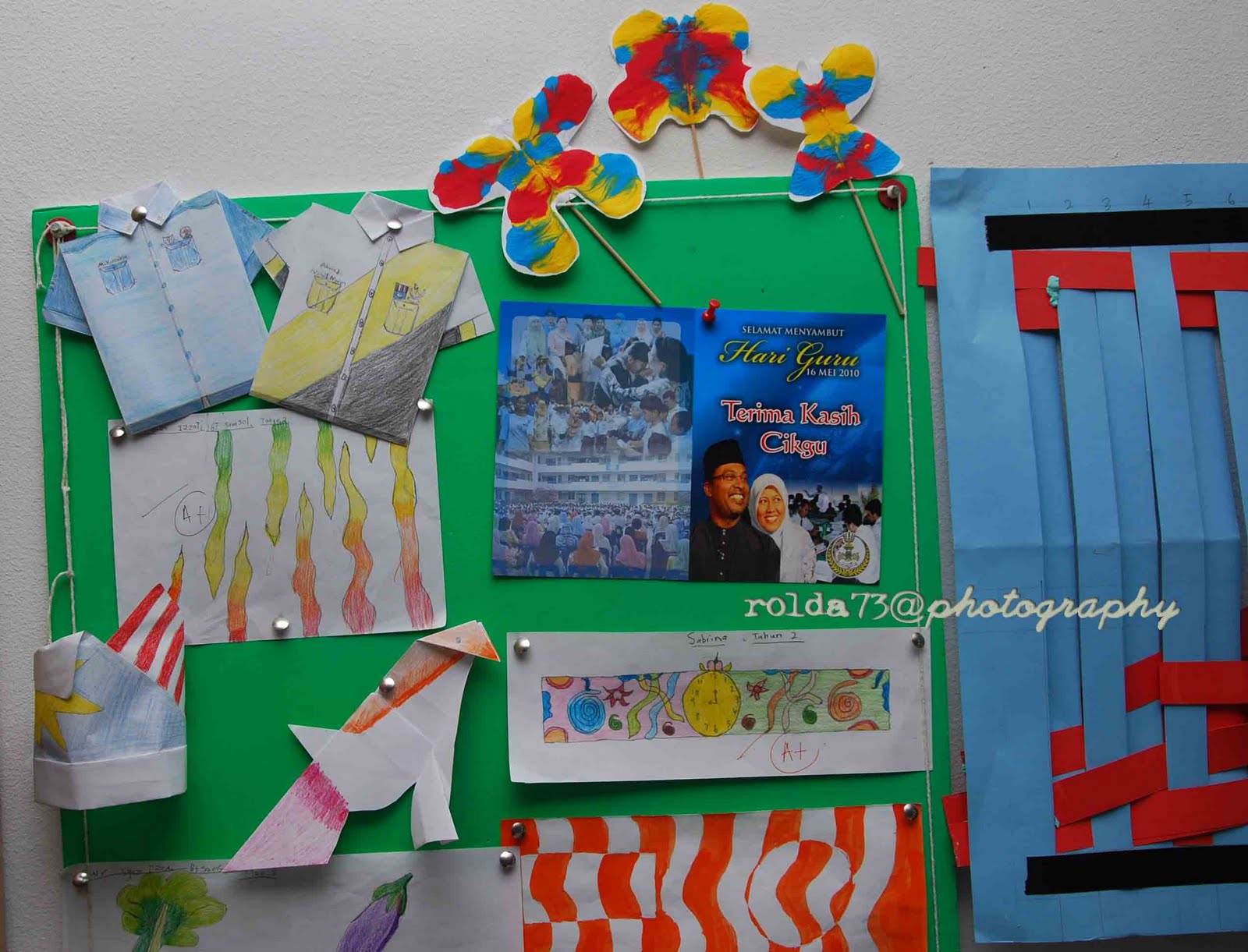 pendidikan seni visual: hasil kerja murid