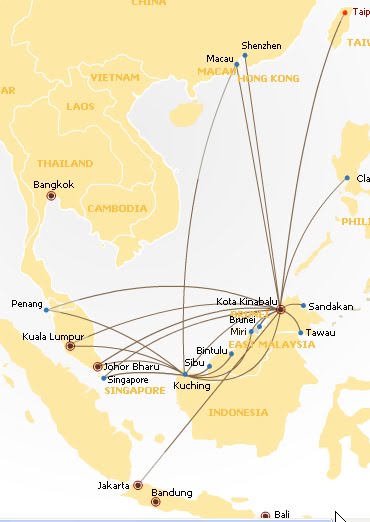 LAZY ADVENTURES: Air Asia Routes
