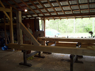 Witter Timber Frame: Outriggers / Gallis Beams