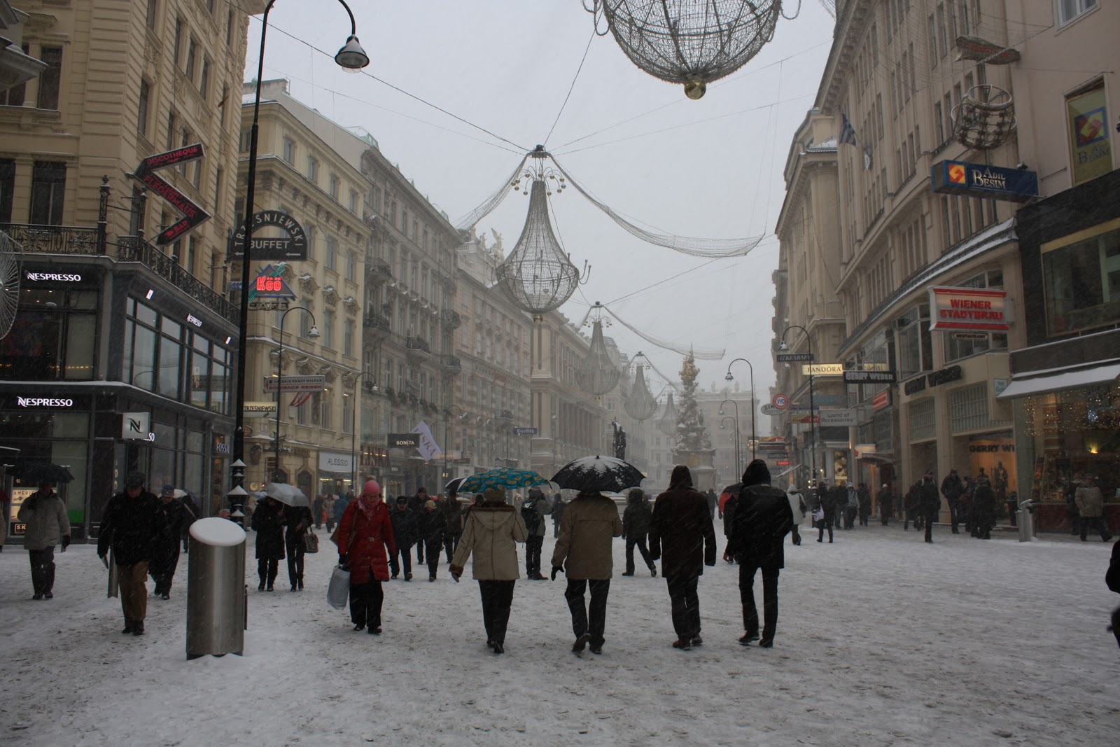 a new girl in vienna: snow in the city