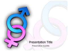 Medical Powerpoint PPT Template: Gender Powerpoint Template