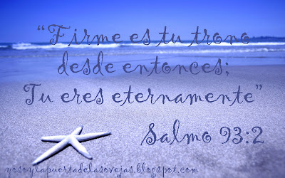 YO SOY EL BUEN PASTOR: Salmo 93:2