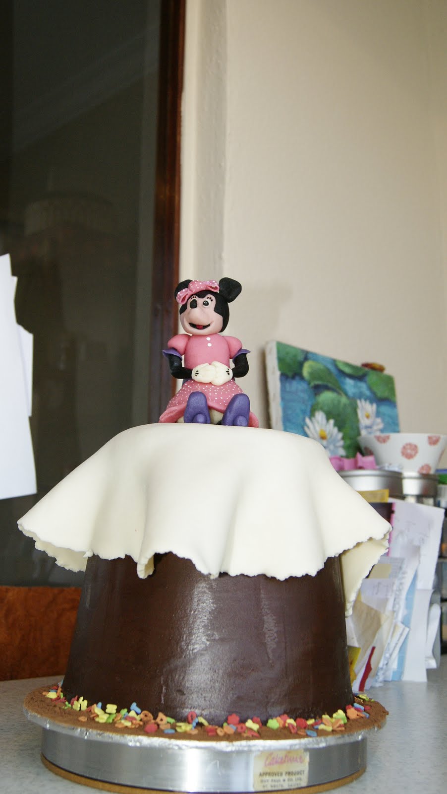 Los sueños de Lilu: Mini Mouse Fondant Cake.