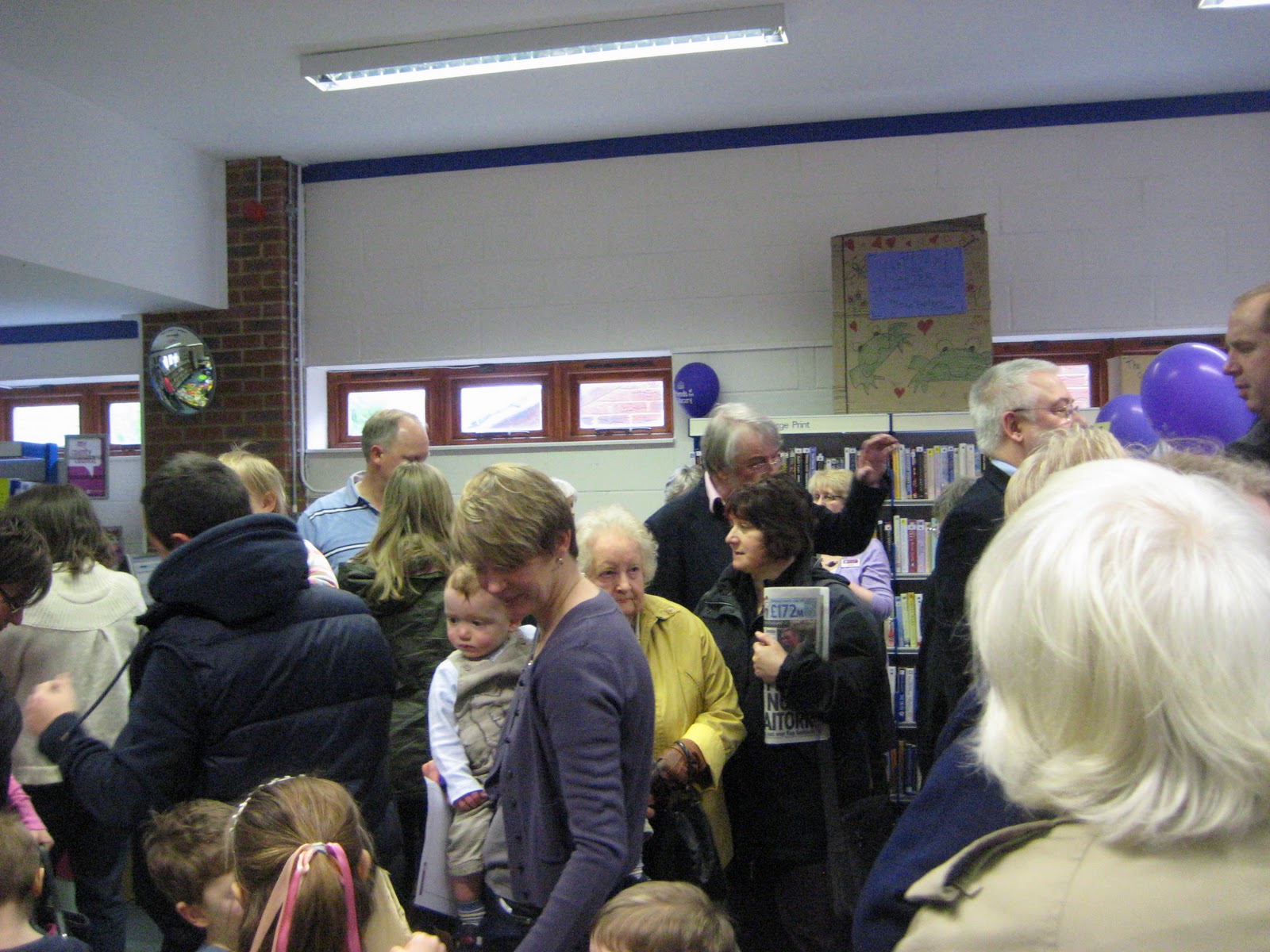 Scribble City Central: Save Our Libraries Day - The Read-In At Roade ...