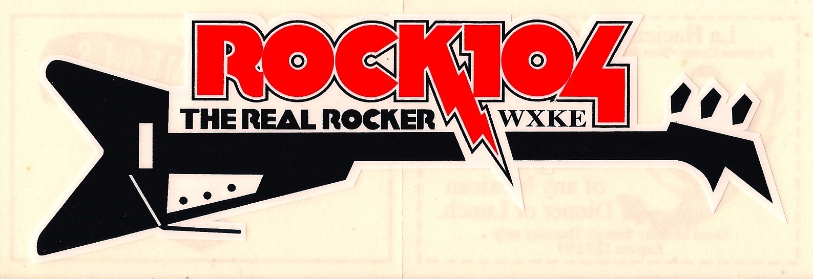 Radio Sticker of the Day: National Electric Guitar Day