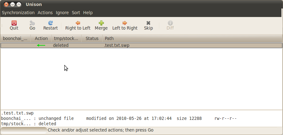 TaTsHuYa BLOG: Unison - File Synchronizer Tools