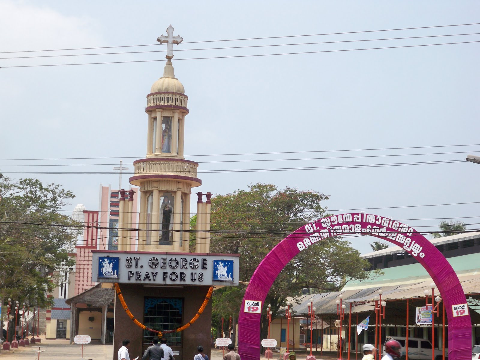 A MAN ON THE MOVE: ST.GEORGE'S CHURCH,EDAPALLY