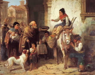 Entre libros y pucheros: Espronceda: el mendigo. No tener ni para comer.