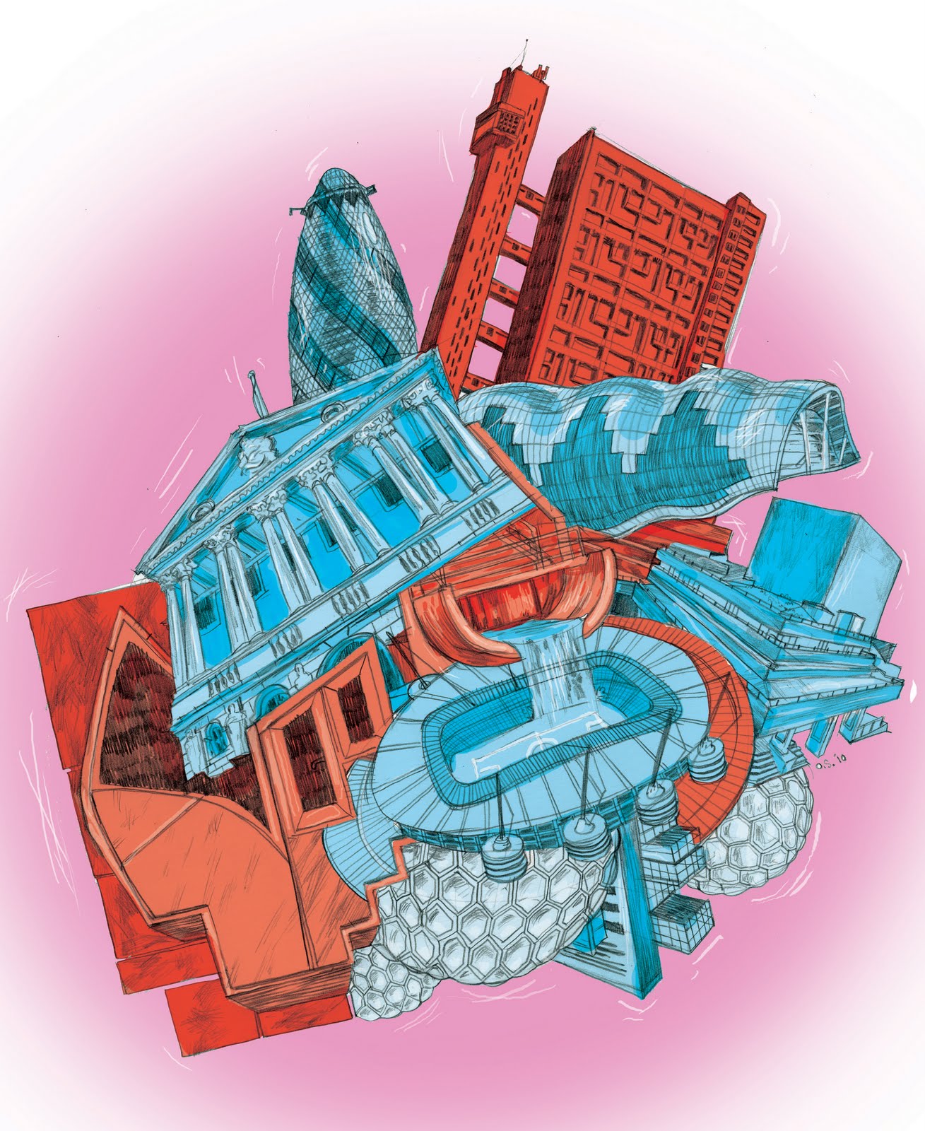 O NEWS IS GOOD NEWS: Cover for Building Magazine (UK)