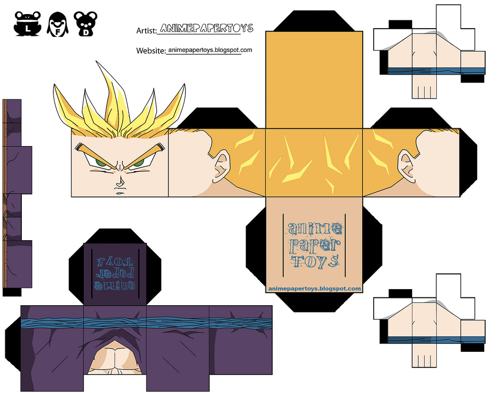 Anime 3D Paper [Dragon Ball] - Taringa!