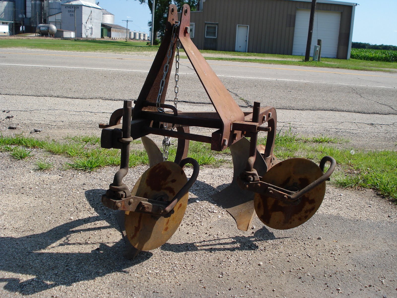 3 Flat Acres: Plow and chain harrow