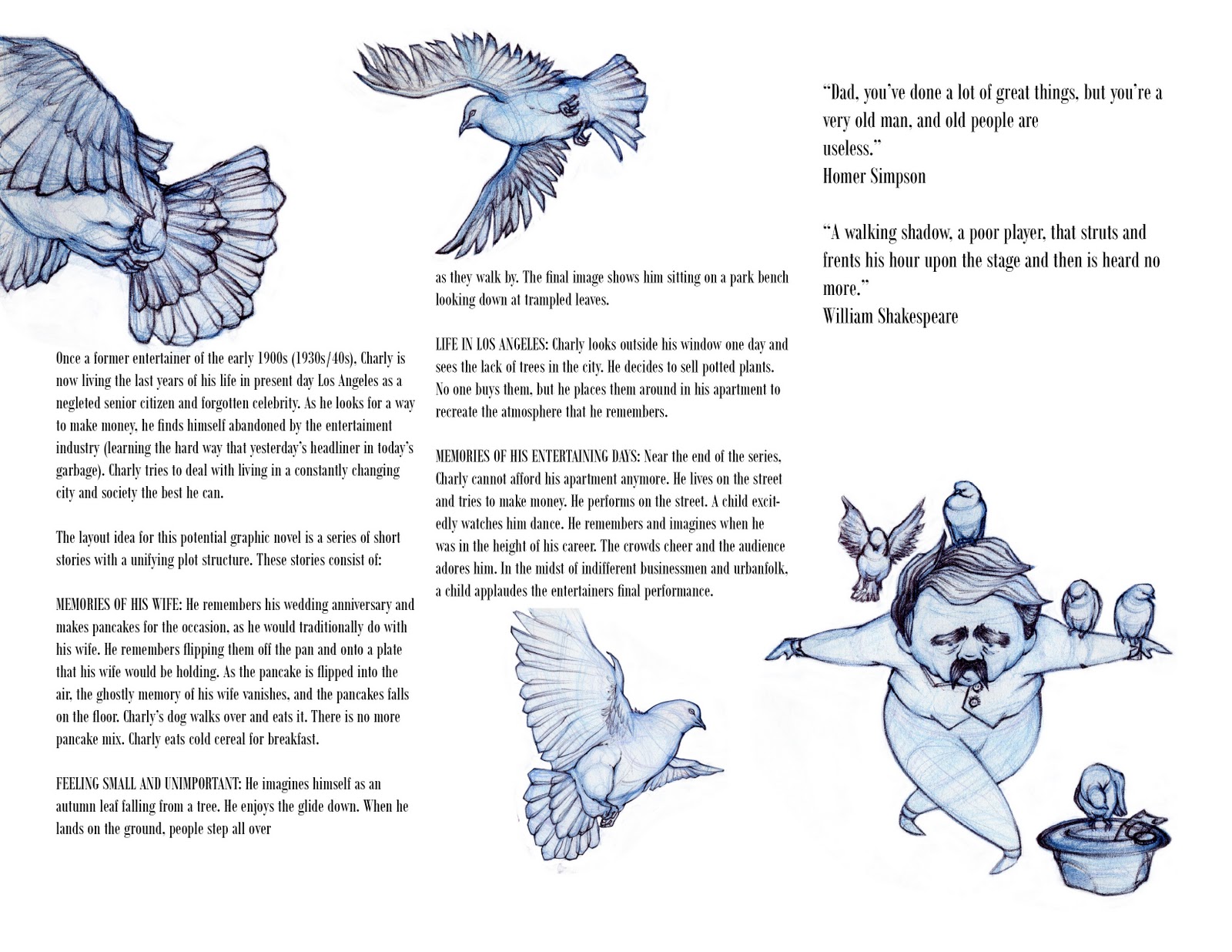 The Fantastic Mr. Bojangles: Concept Art Book Layout Random Pages