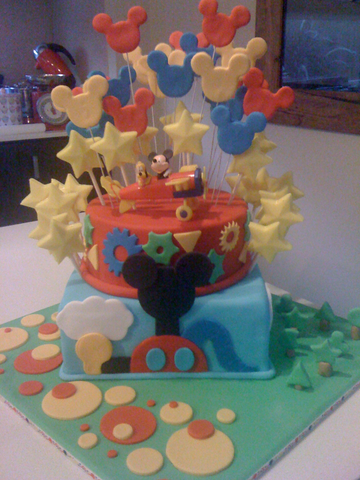 The Cupcake Stand: Kobi's Mickey Mouse Clubhouse 2nd Birthday Cake