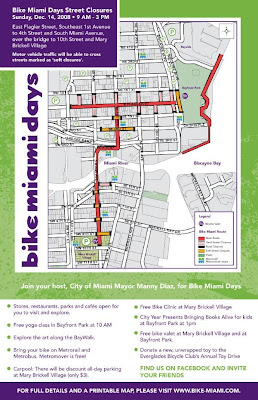 Bike Miami Days Map | Miami Bike Scene
