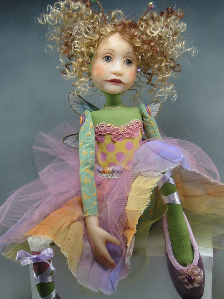 Dianne Adam Dolls: Here are a few of my colorful dolls, sold summer of 2010