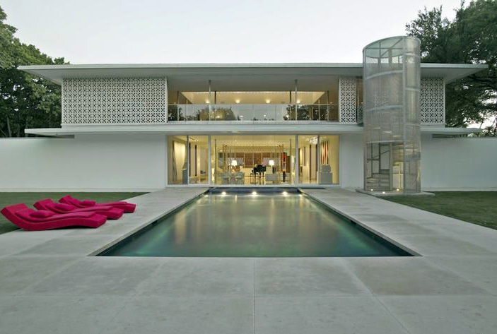 Dallas and Fort Worth Mid-Century Modern: The Graf Residence in Dallas