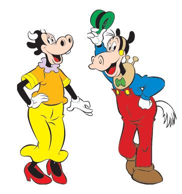 Clarabelle Cow (clarabela) PERSONAGEM DISNEY - A ORDEM NATURAL DAS COISAS