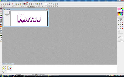 Maysu Creaciones: Tutorial Fotofiltre: Letras achatadas con saltos
