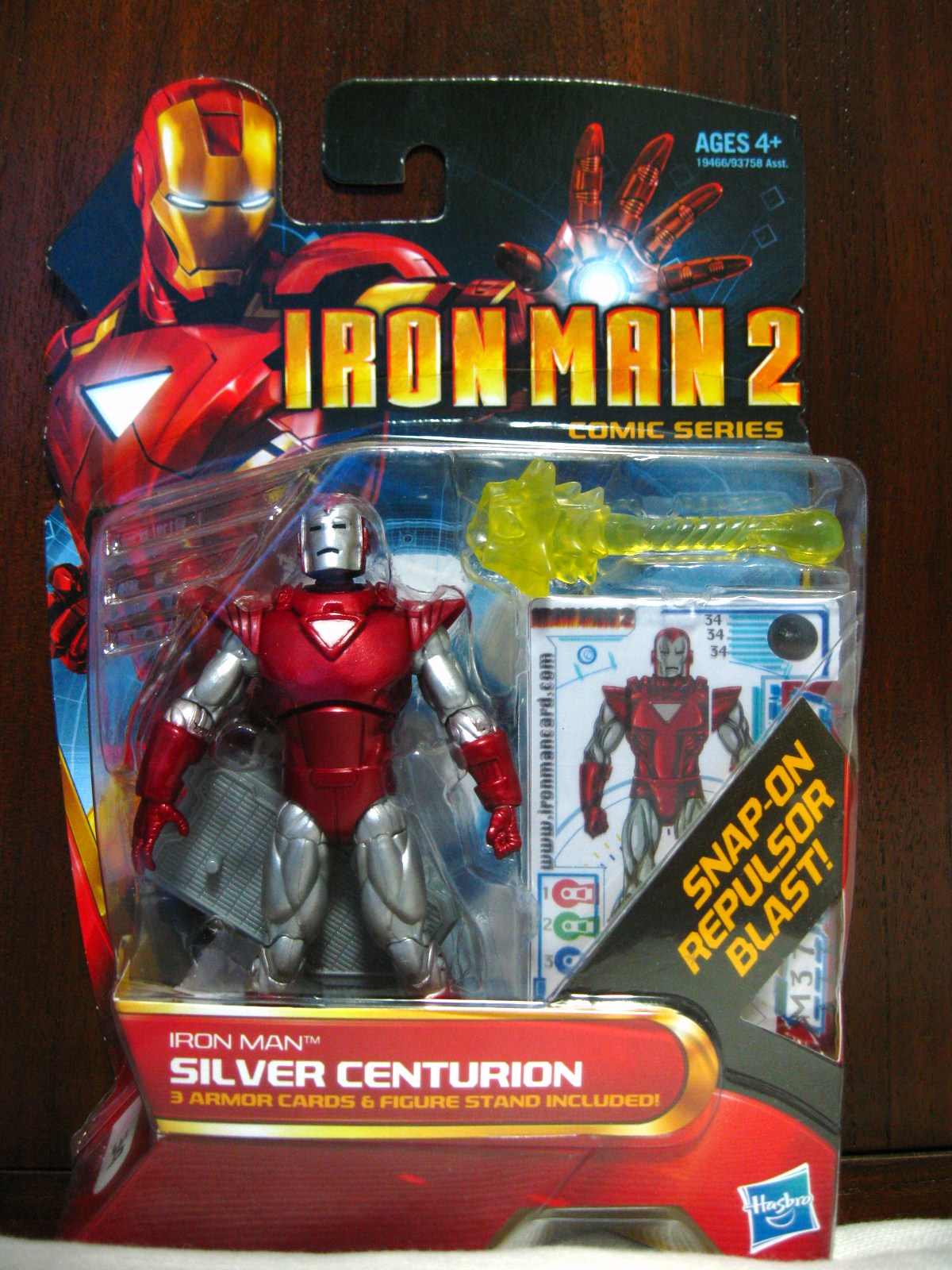 Chase Variant: Iron Man 2 Comic Series 3.75" Silver Centurion Armor