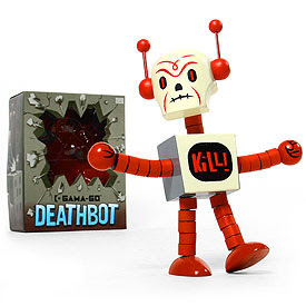 stay away from the walls, gama-go deathbot is coming!