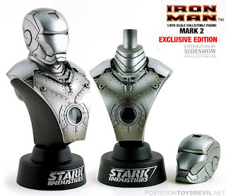 hot toy's 1/6 iron man mark 2 pre-order on sideshow collectibles