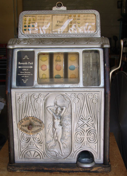 Antique Slot Machine History & Commentary Blog: Was The Naked Lady The ...
