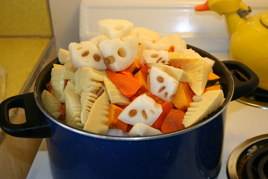 Nishime (Japanese Vegetable Stew) recipe | Mother Nature Says