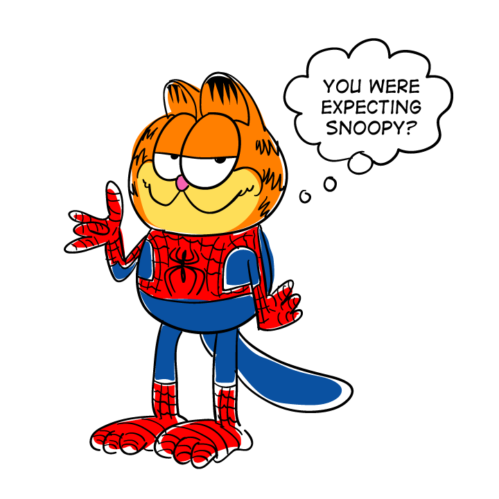 FIRST LOOK AT GARFIELD IN OFFICIAL SPIDER-MAN COSTUME!!!!!!!