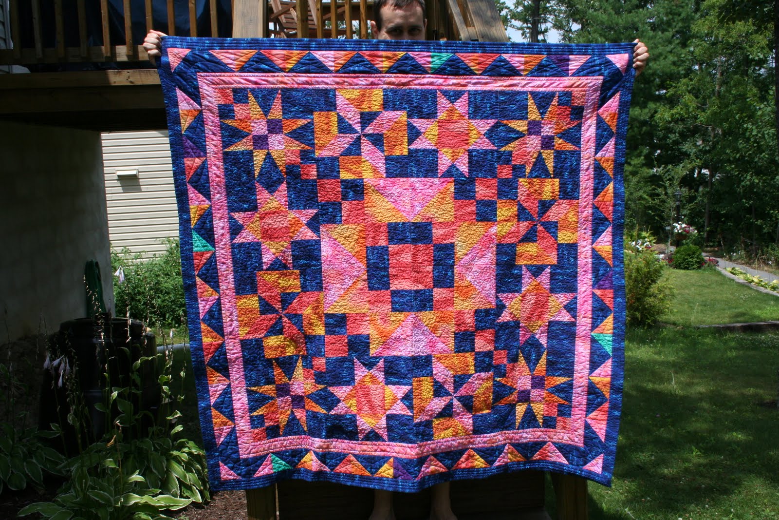 Quilty Mary Sews and Quilts: northern lights, finished