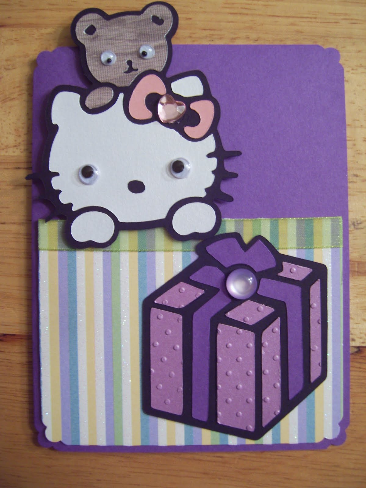 ~*~Lilacs and Bubbles~*~: Hello Kitty Birthday Card