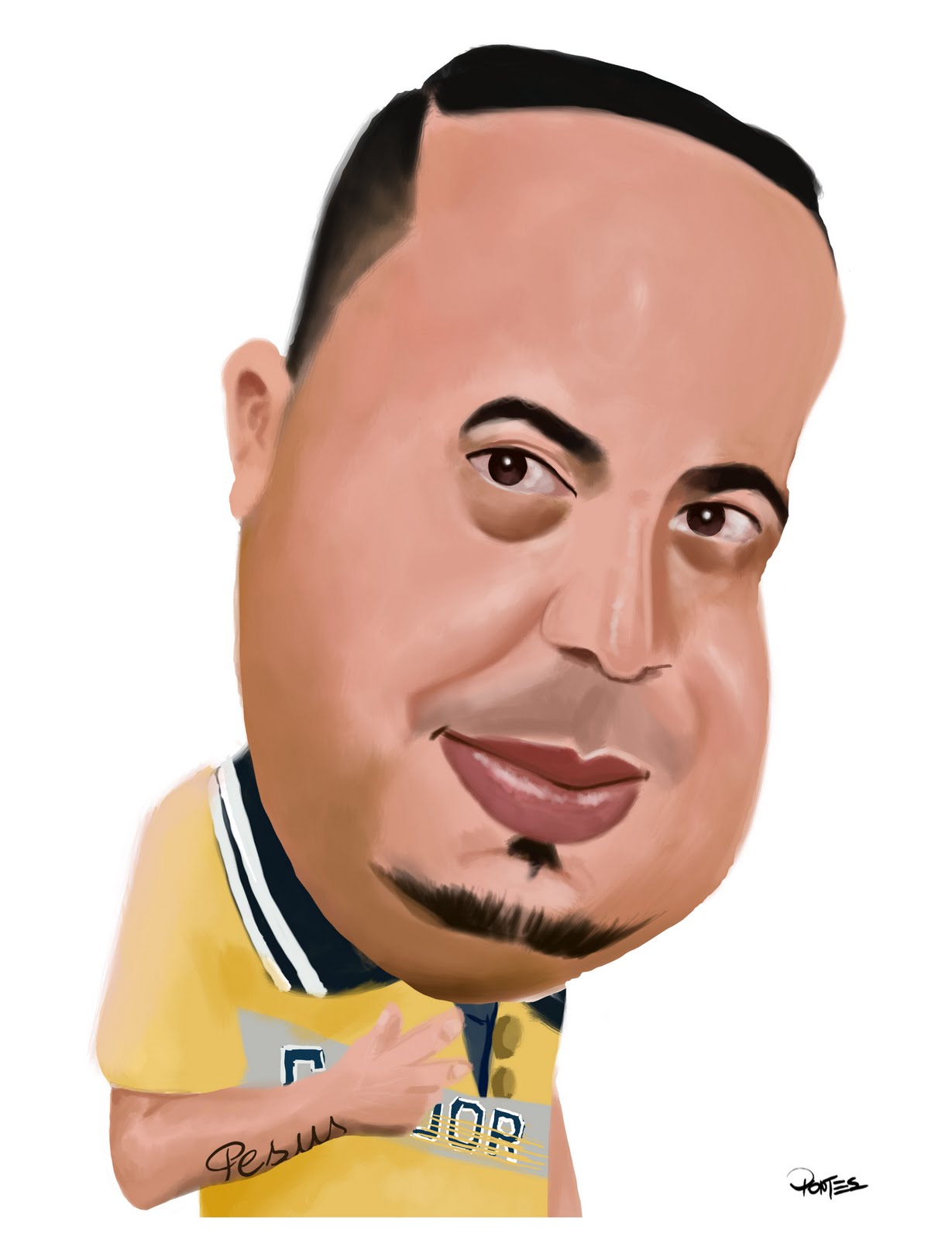 soulblackaricaturas: Sketch (Mano Reco)