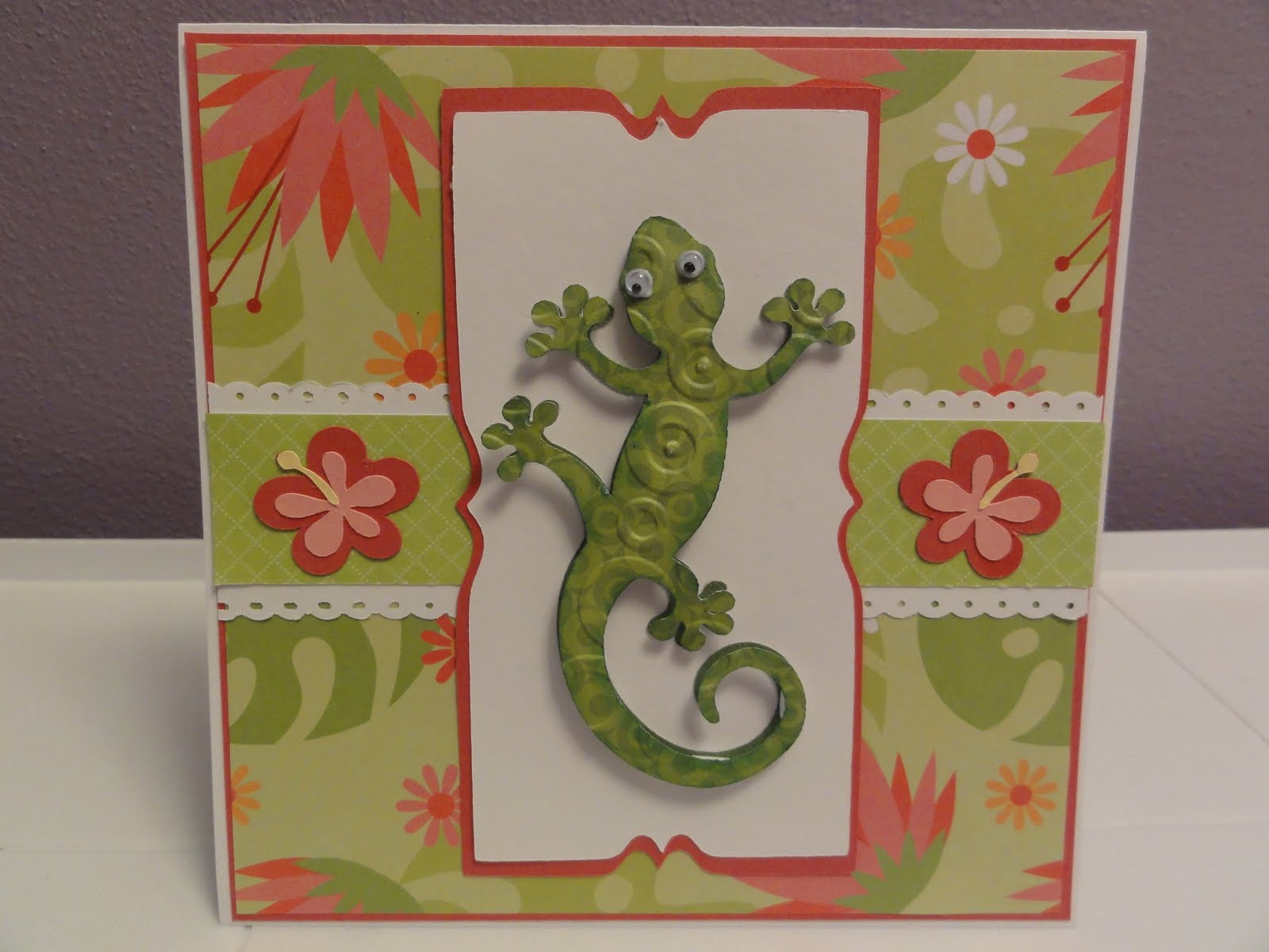 The Cricut Bug: Life's A Beach Lizard cut