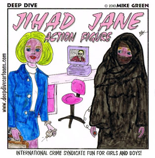 DEEP DIVE cARToons by Mike Green: 266. Jihad Jane Action Figure