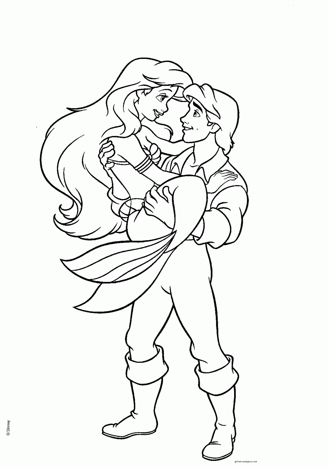 Punk Disney Princesses Pages Coloring Pages