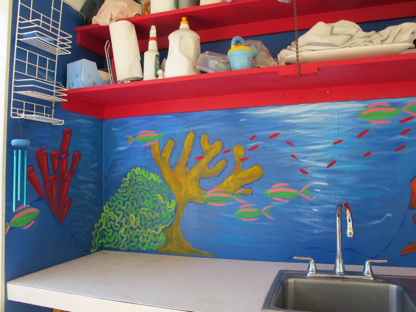edenfolwell: Work In Progress: Aquarium Mural