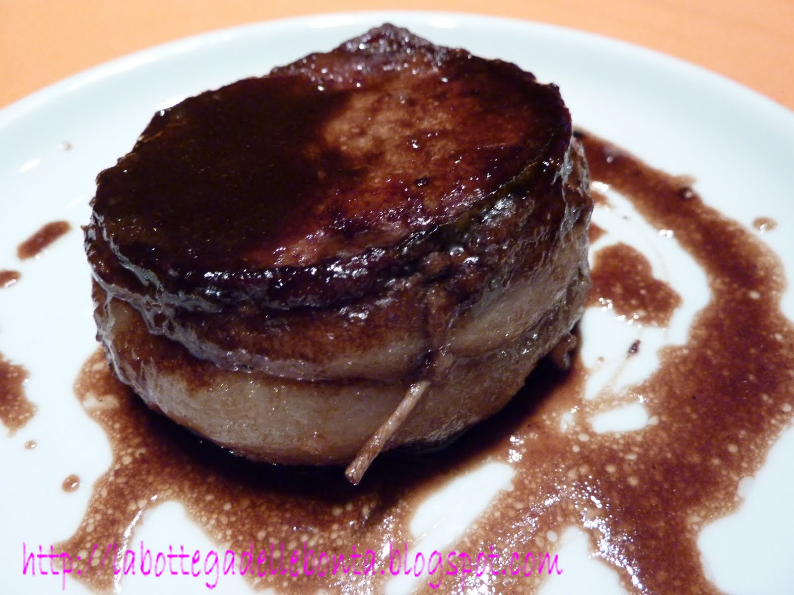 La Bottega delle Bontà: FILETTO DI MANZO AL LARDO E RIDUZIONE DI ACETO ...