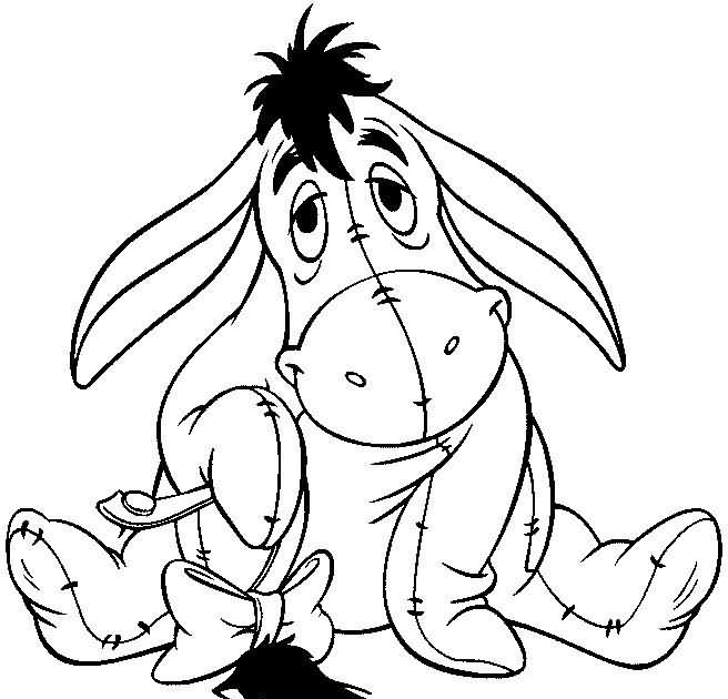 DIBUJO DE UN ASNO PARA COLOREAR. - Dibujos para Colorear y ...