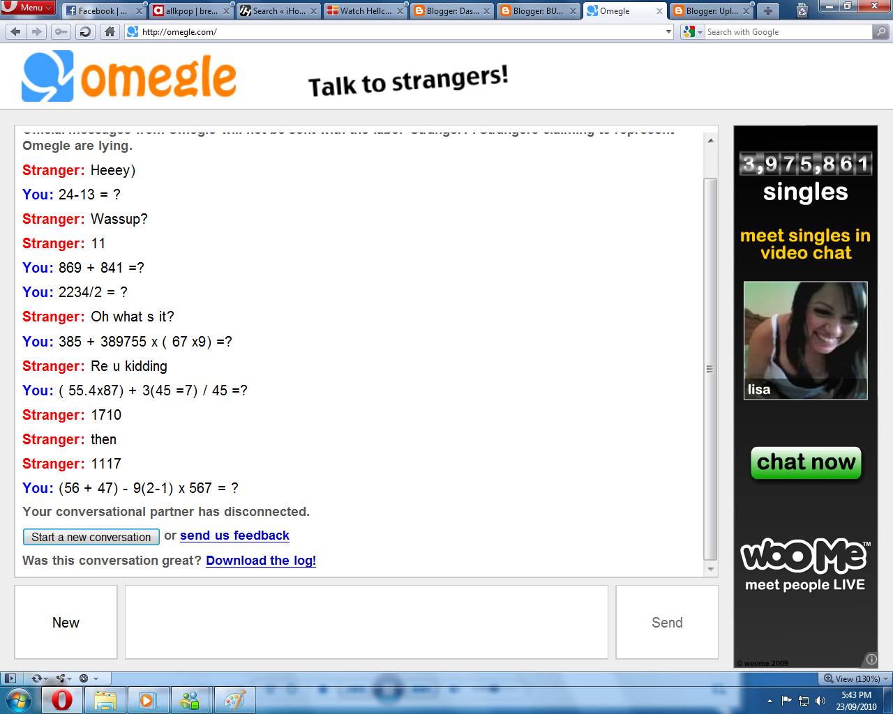 Homeostasis Omegle