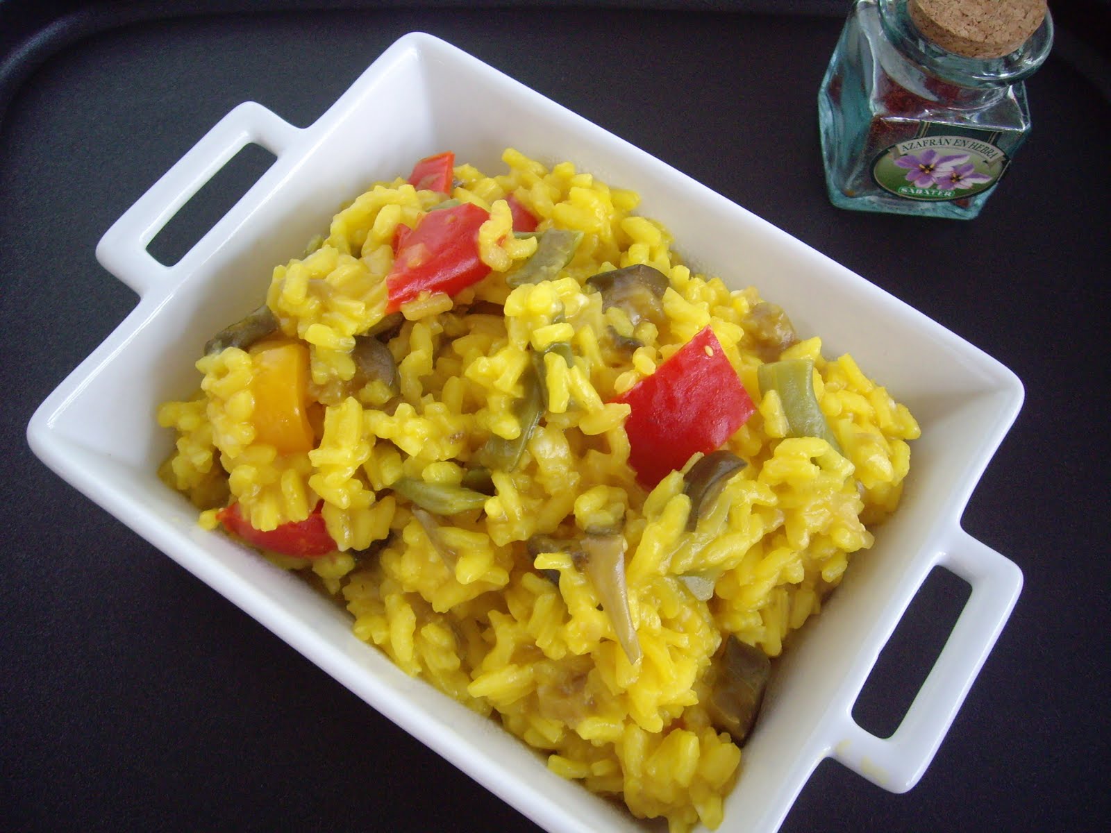 Risotto De Verduras Al Azafrán · Recetas Que Nunca Fallan