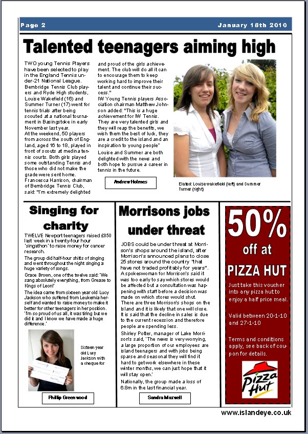 Amy Cunnington A2 media