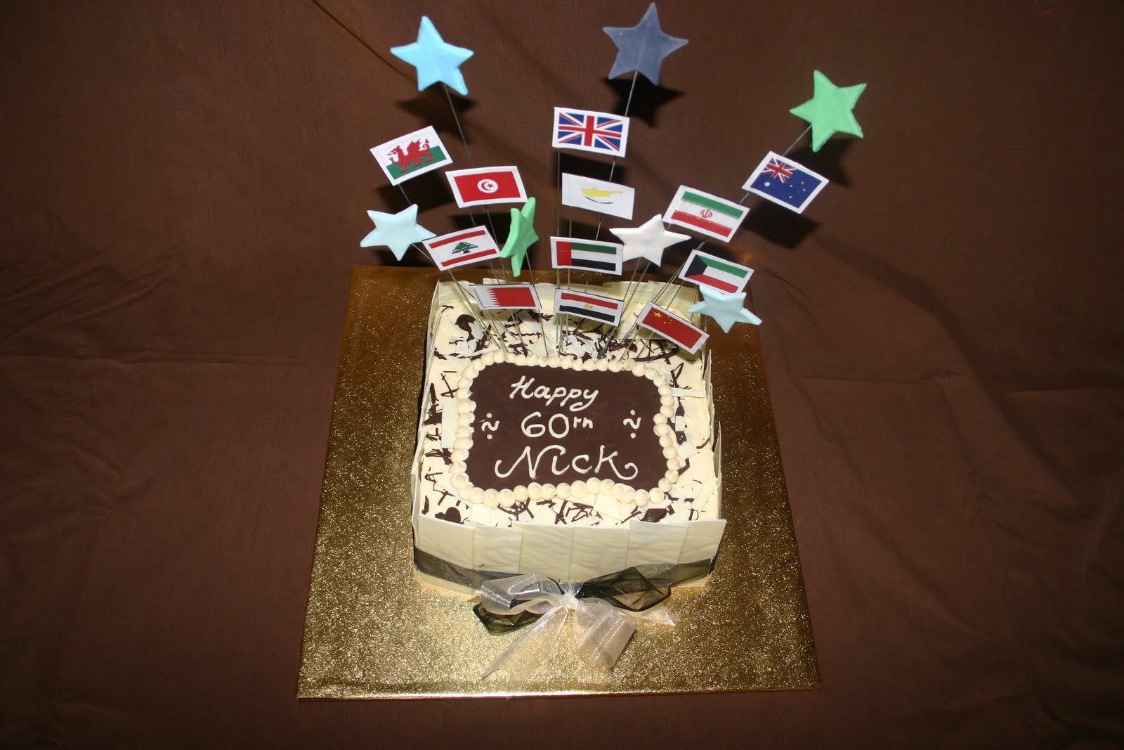 Three Beez Cakes: 60th Flag of the World Cake
