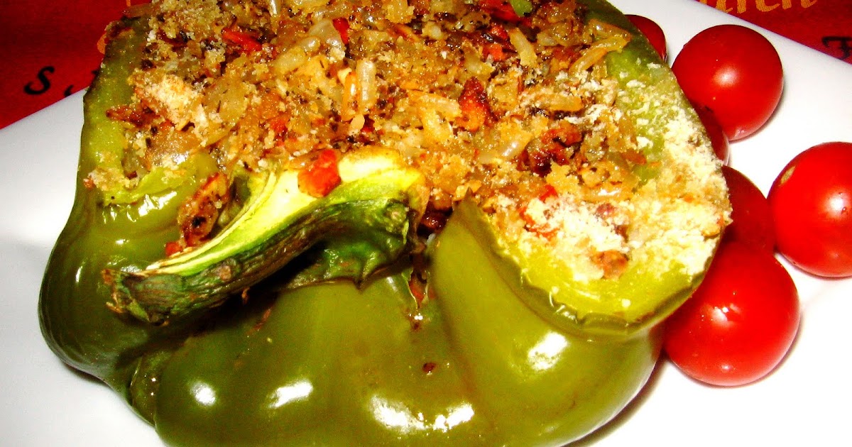 The Creative Pot: Pimentos Relleños (Stuffed Peppers)