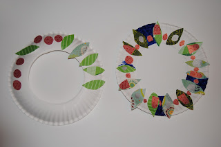 boogaloo: paper wreath craft for kids