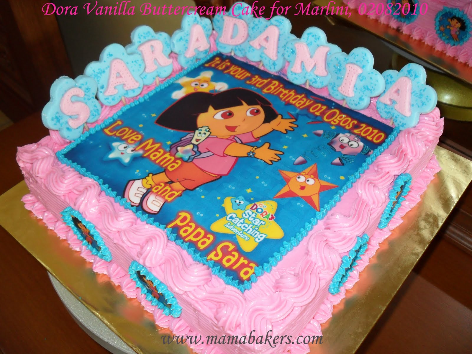 Singgah ler ke MamaBakers: Dora Cake for Sara Damia