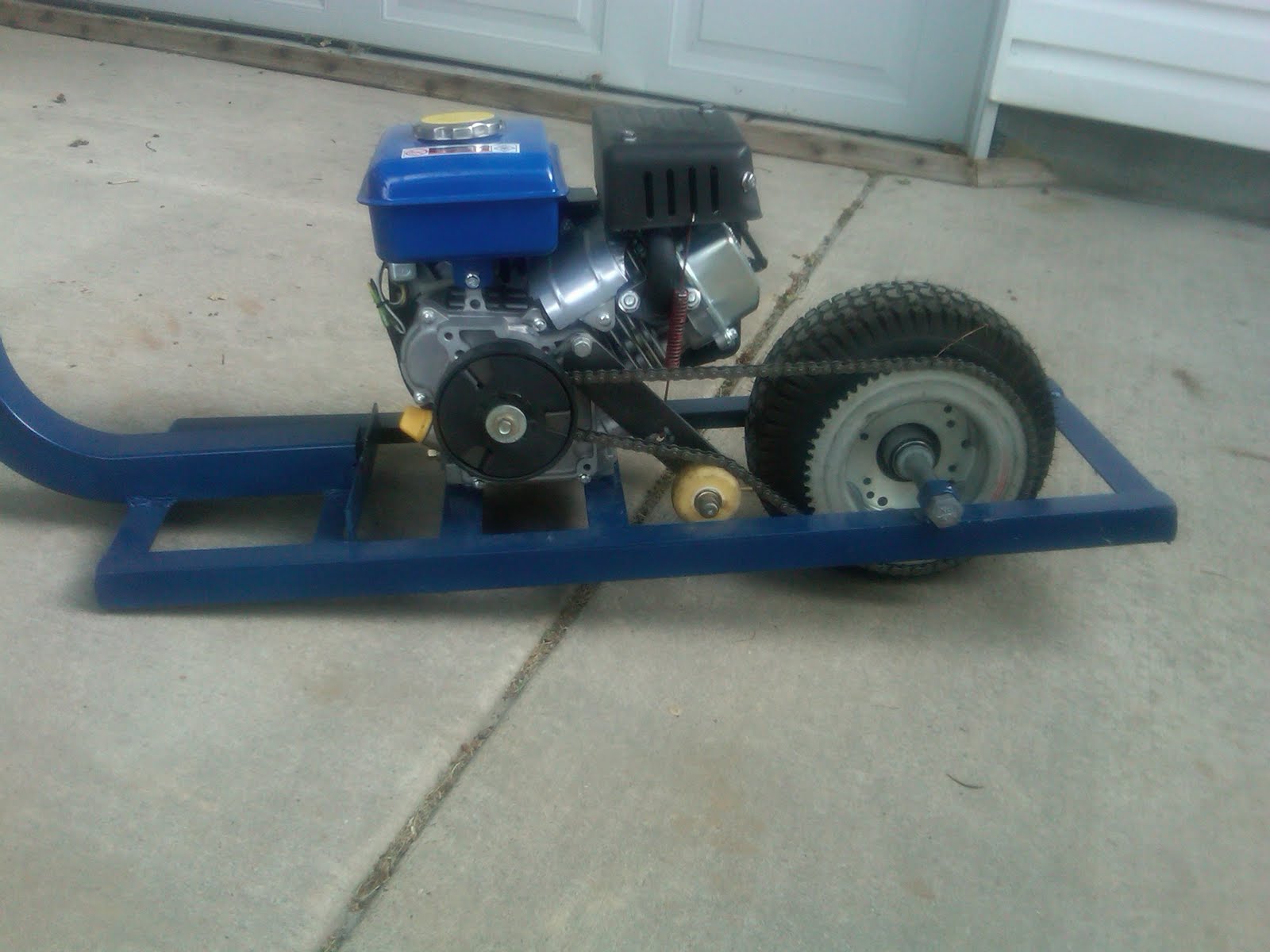 Engine Powered Bikes: Bike Push Trailer