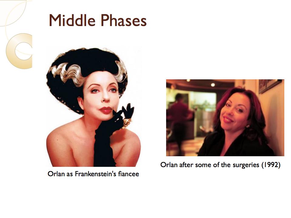 The Electronic Landscape: Presentation: Embodiment & ORLAN