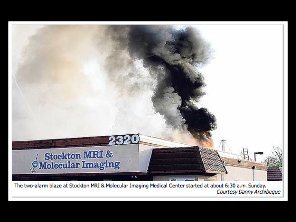 MRI BLOG: Ax Flies at MRI Fire