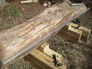 Hawkins House: Timbering, Part III -- Drawing Layout Lines