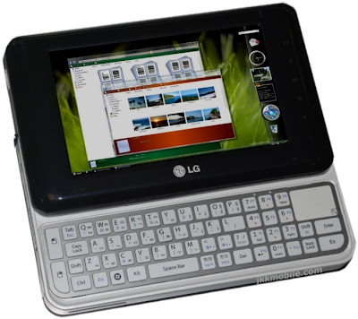 jkkmobile: First picture of LG UMPC. It's official!