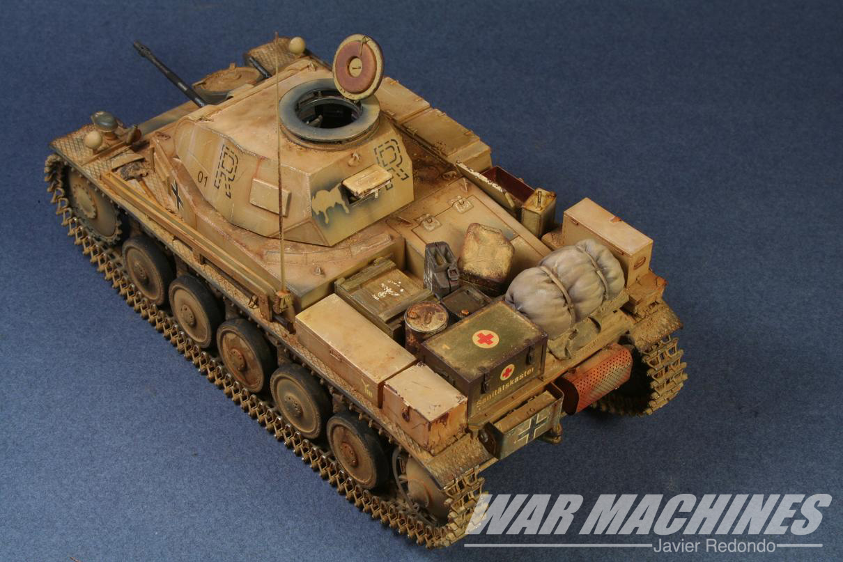 WAR MACHINES: Panzer II ausf F DAK